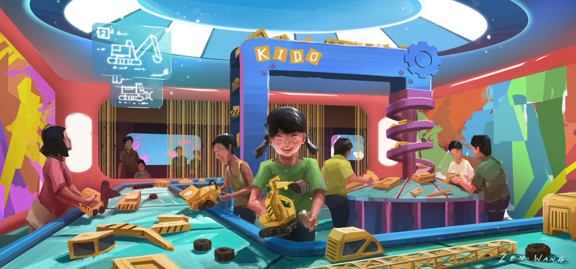 ArtStation - KIDO indoor playground