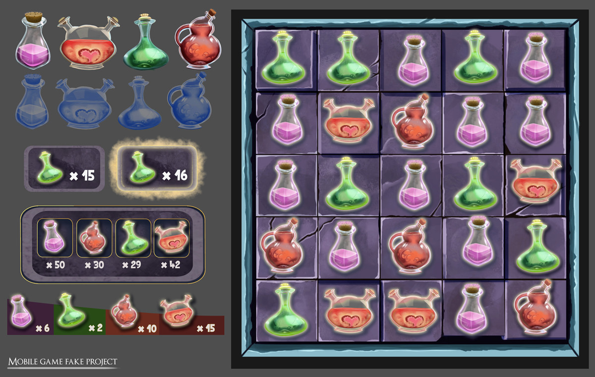 Benjamin Mathieu - Fake potion game