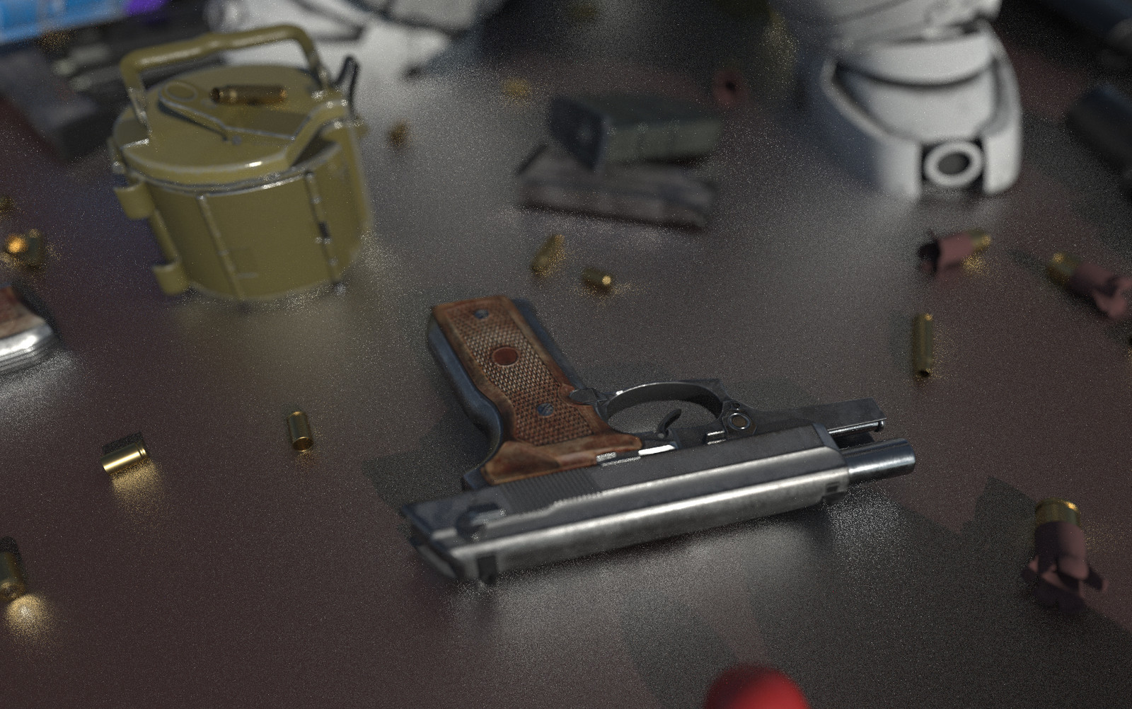 inkyo lee - weapons from Uncharted 4 A Thief's End