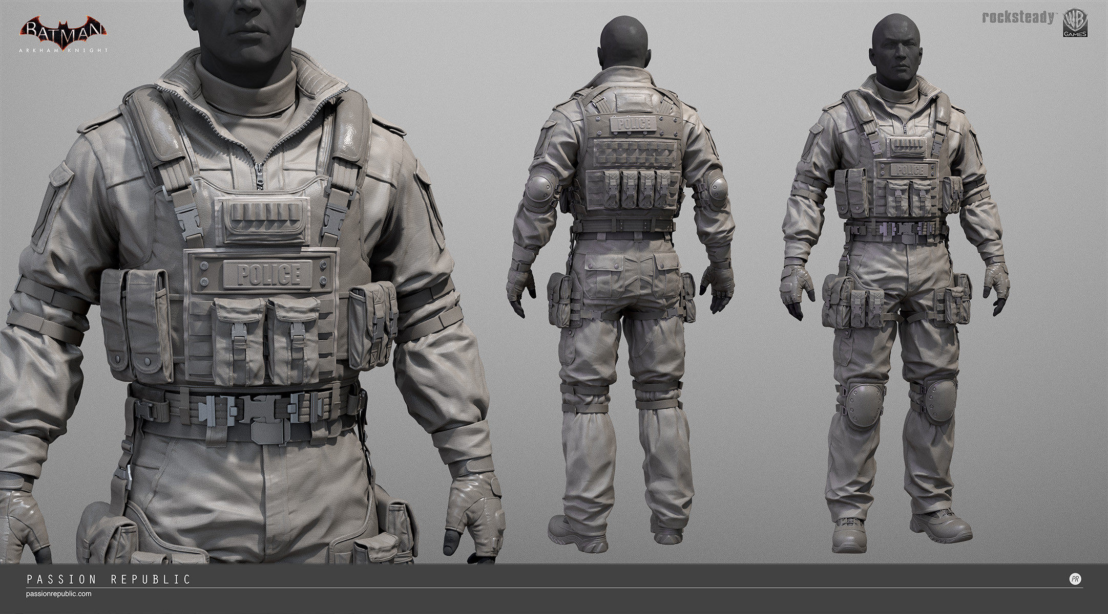 Meng Guan - Arkham Knight - GCPD SWAT costume