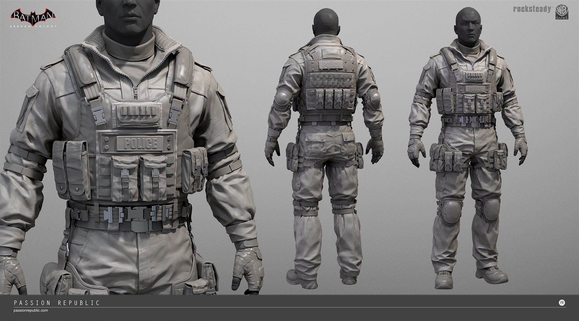 Meng Guan - Arkham Knight - GCPD SWAT costume