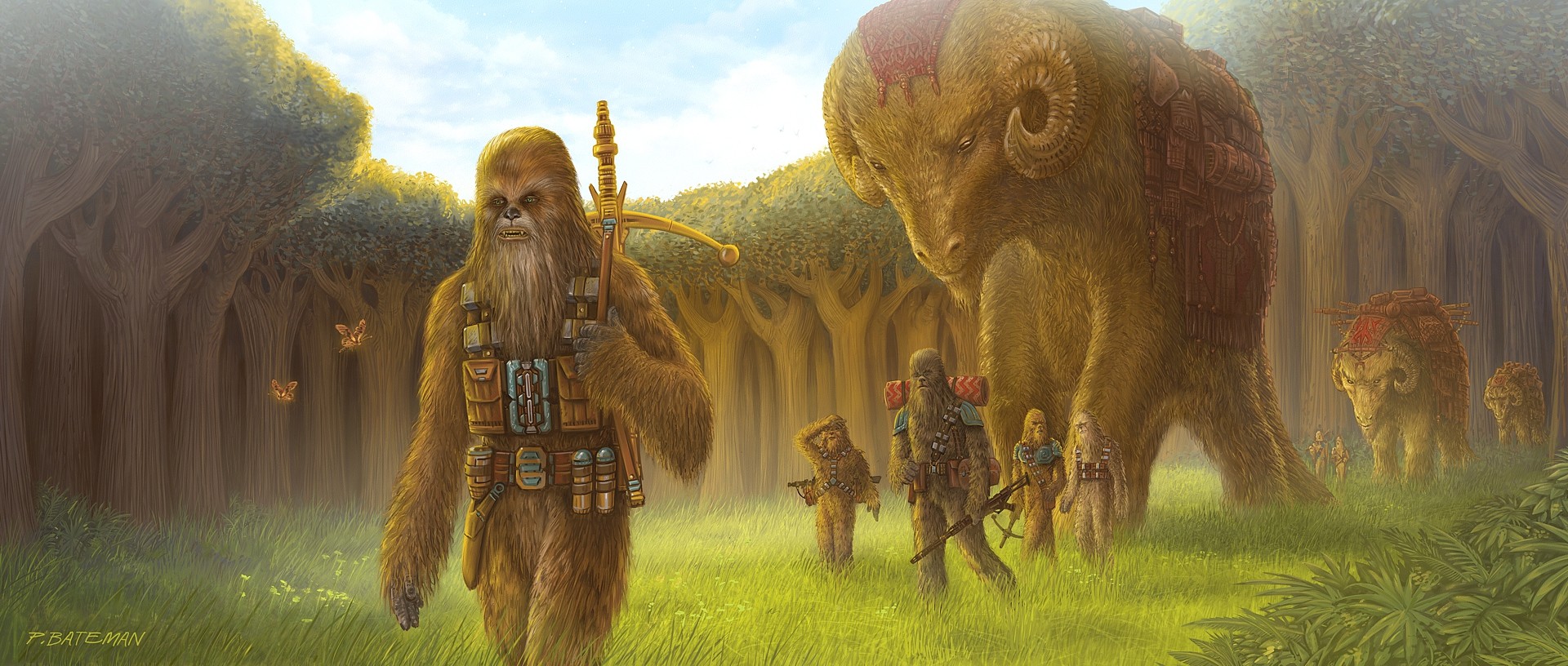 ArtStation - Wookiee Parade