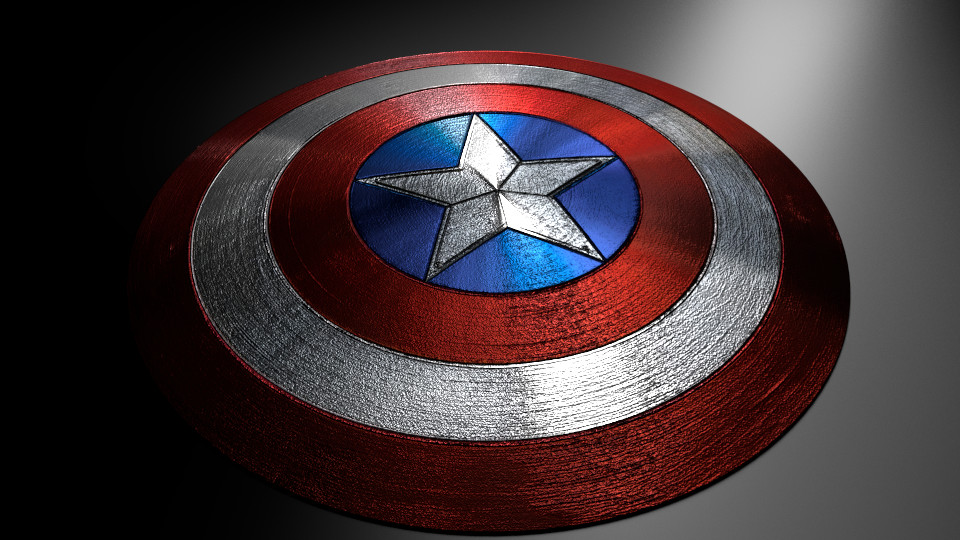 ArtStation - Captain America Shield