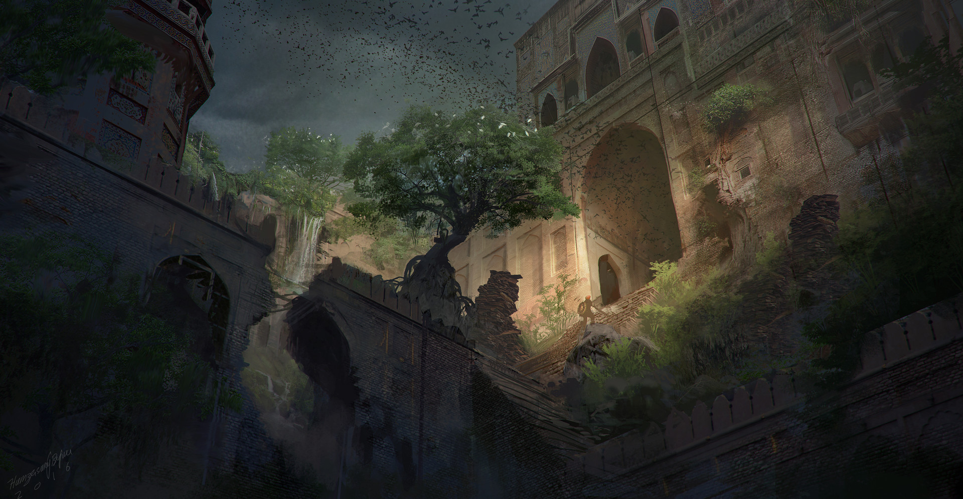 ArtStation - Ruined Mughal Fort