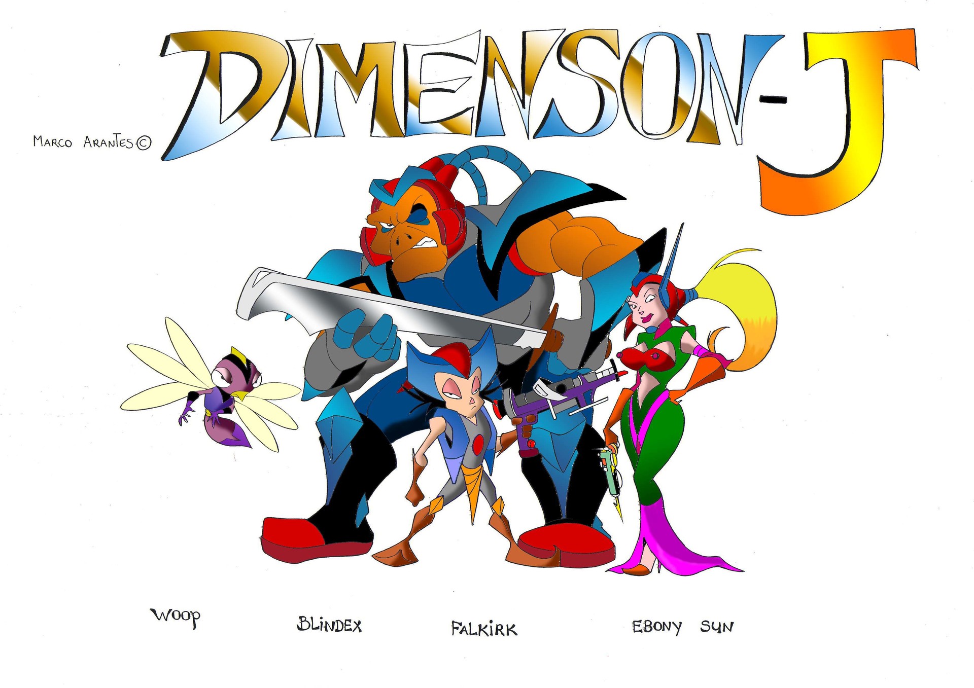 ArtStation - VR Dimension J (third person shooter)