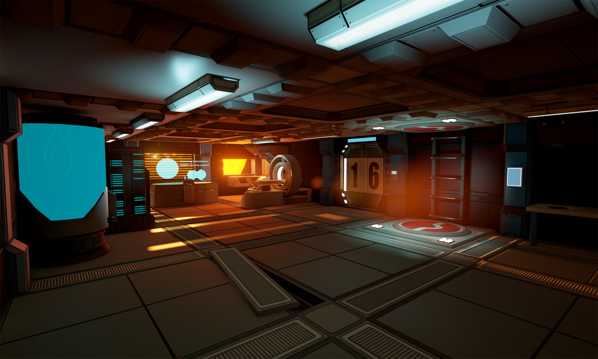 ArtStation - Spacecraft Lab Scene