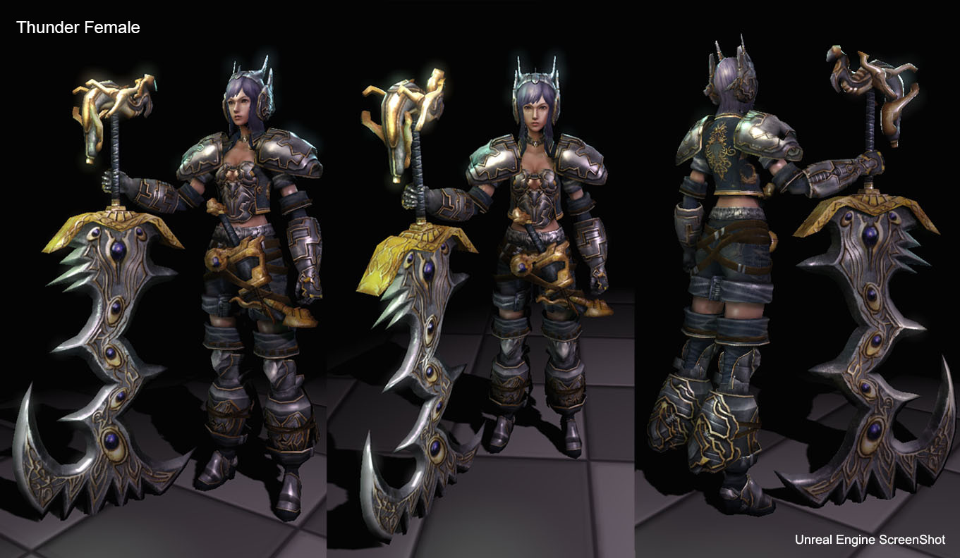 ArtStation - Thunder Female