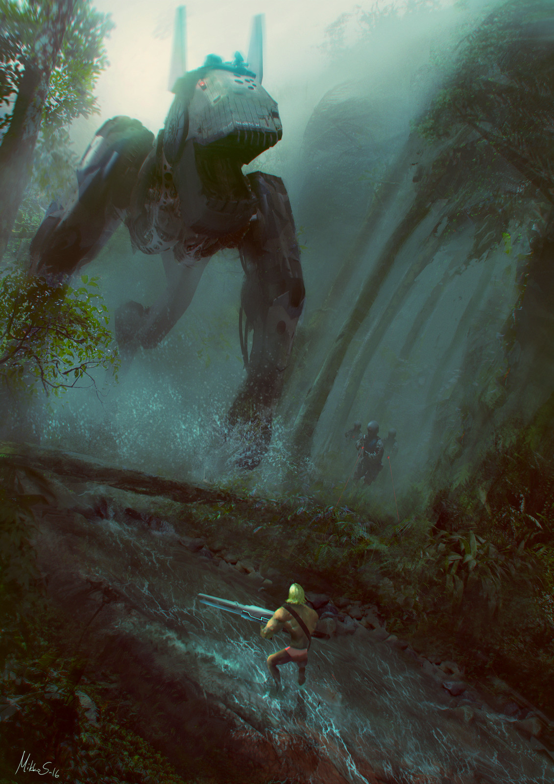 ArtStation - Red speedo commando pt1