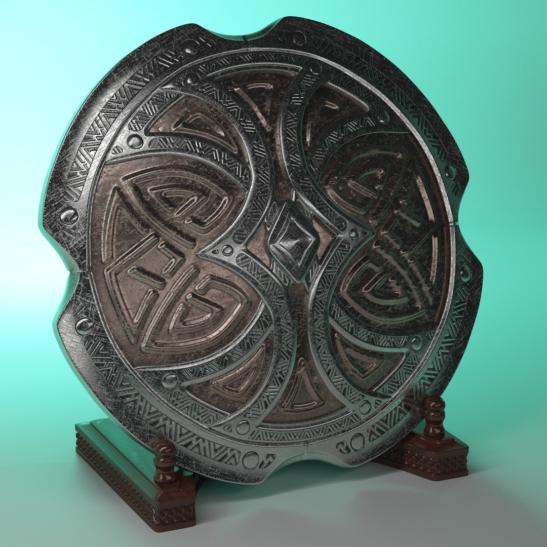 ArtStation - Skyrim Nord Shield