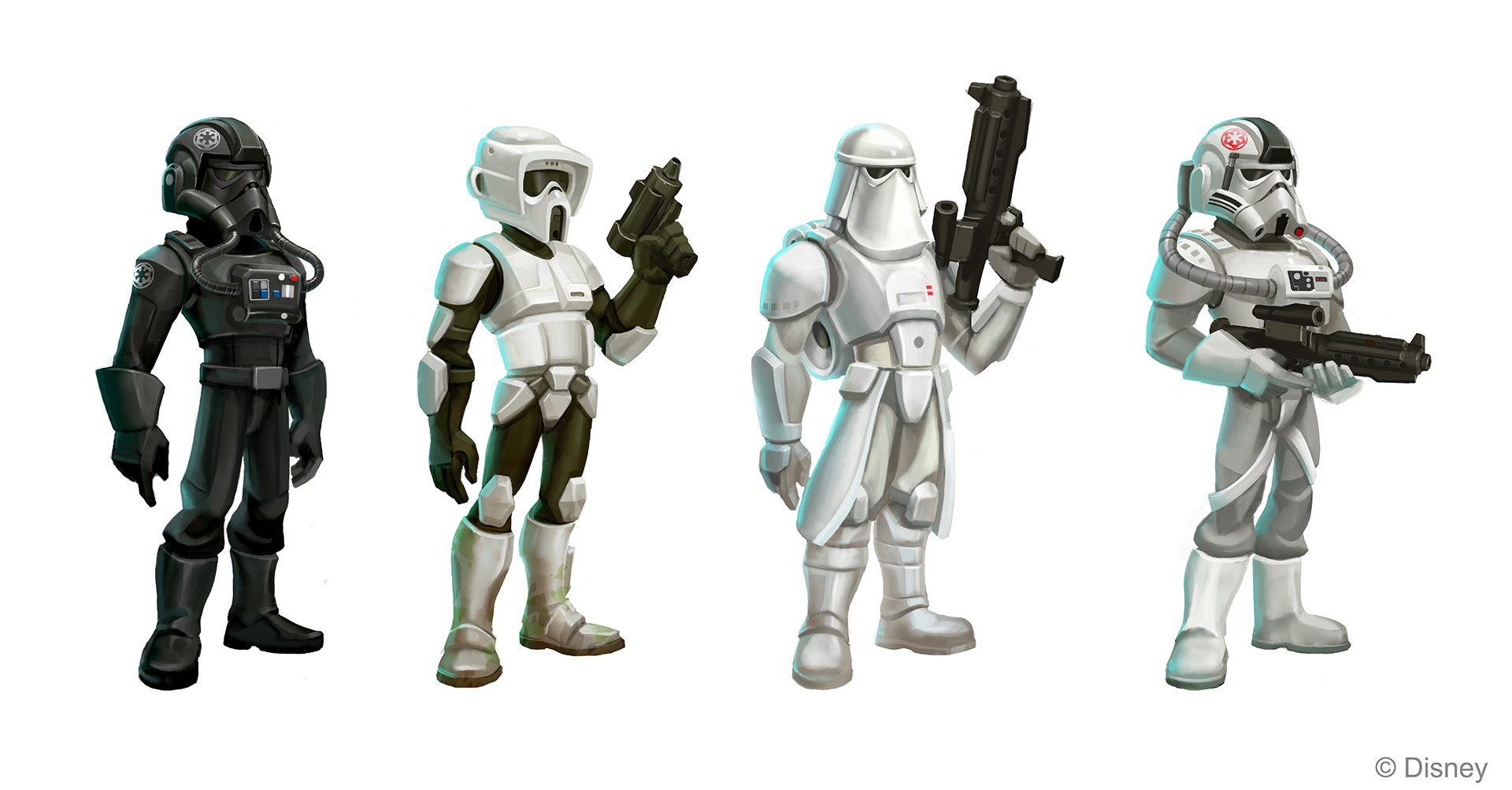 ArtStation - Stormtroopers - Disney Infinity 3.0, Damian Buzugbe
