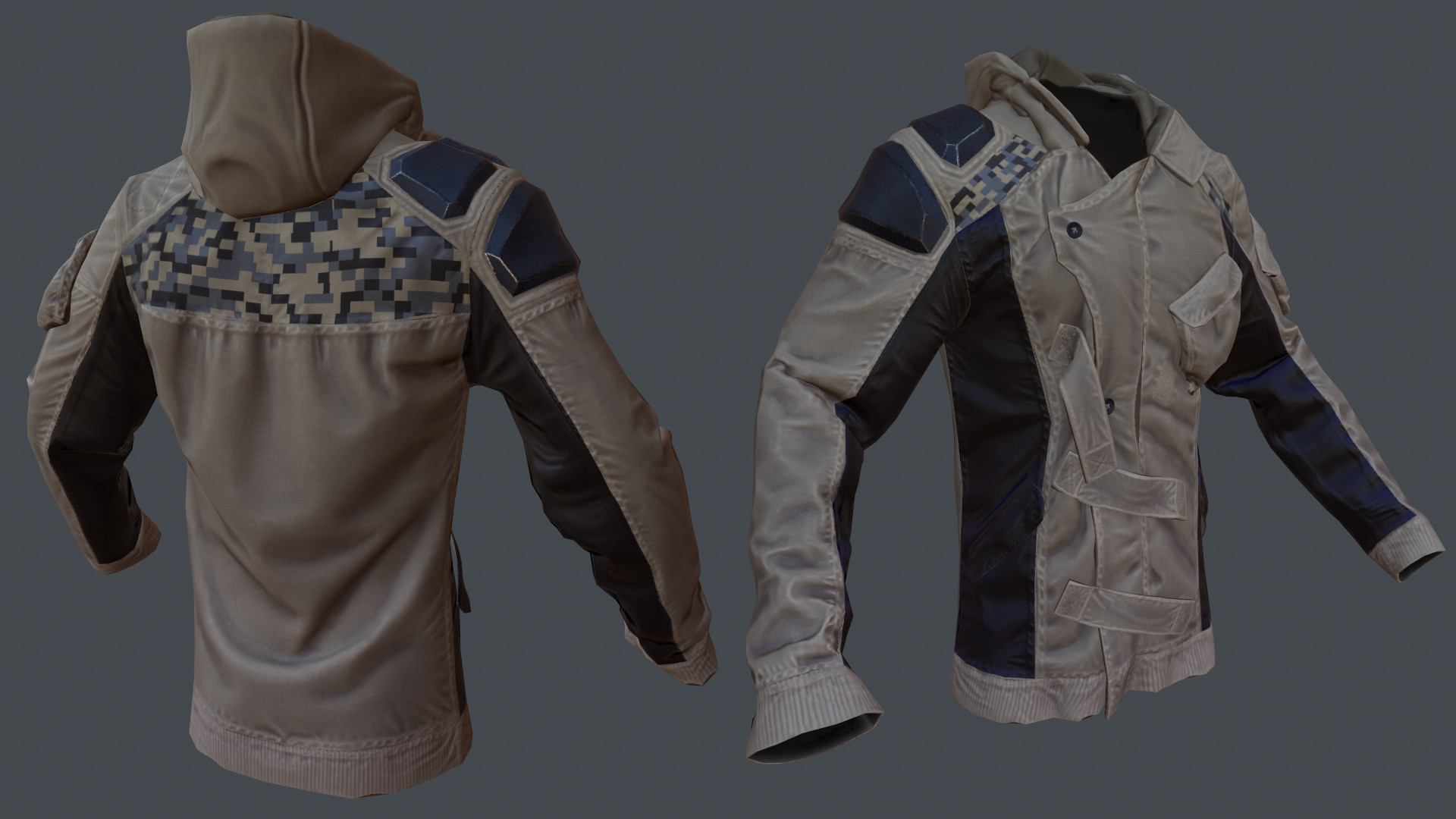 ArtStation - Military Jacket Textures