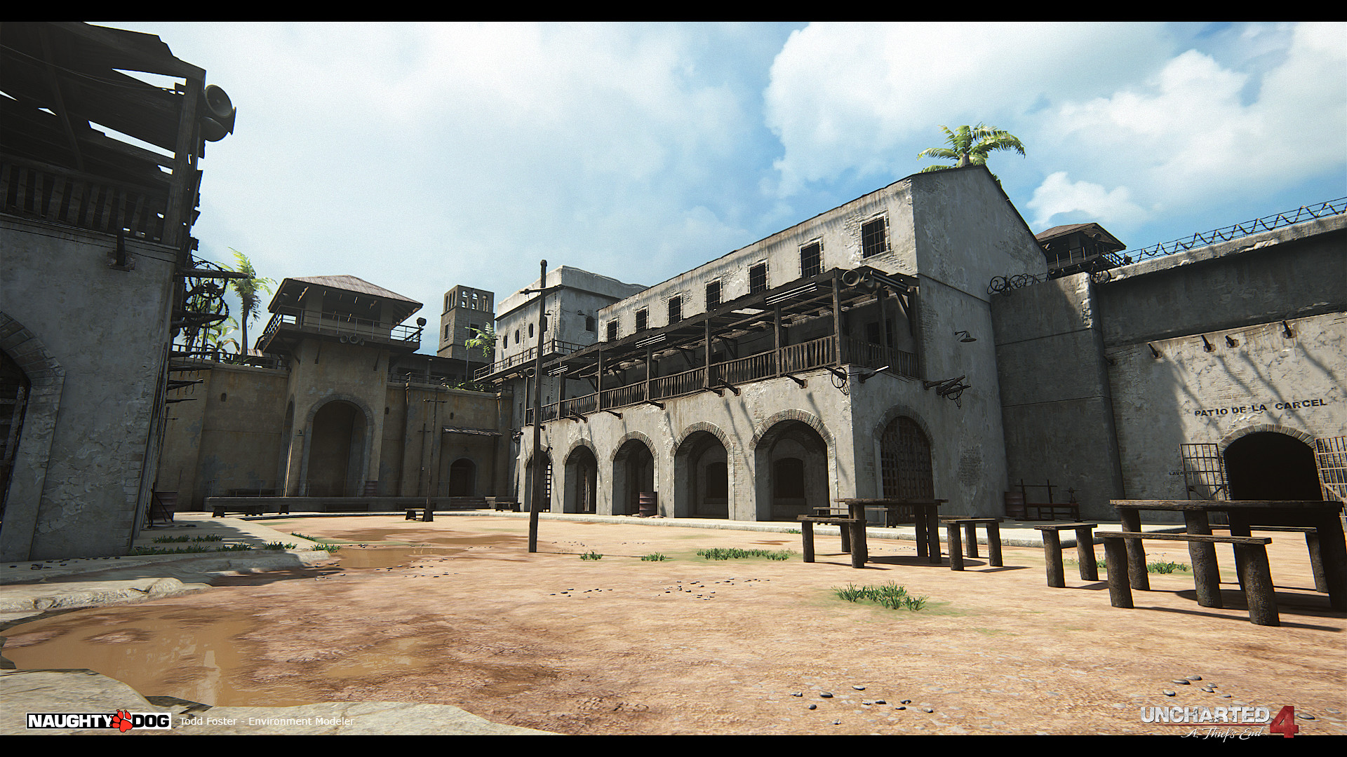 Prison Yard Wallpaper