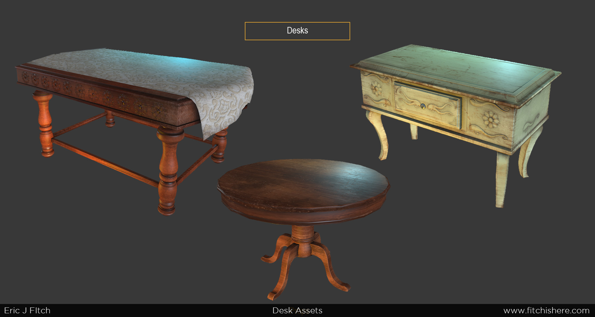 FitchIsHere - Eric J Fitch's 3D Art Portfolio - Maid's Quarters Environment