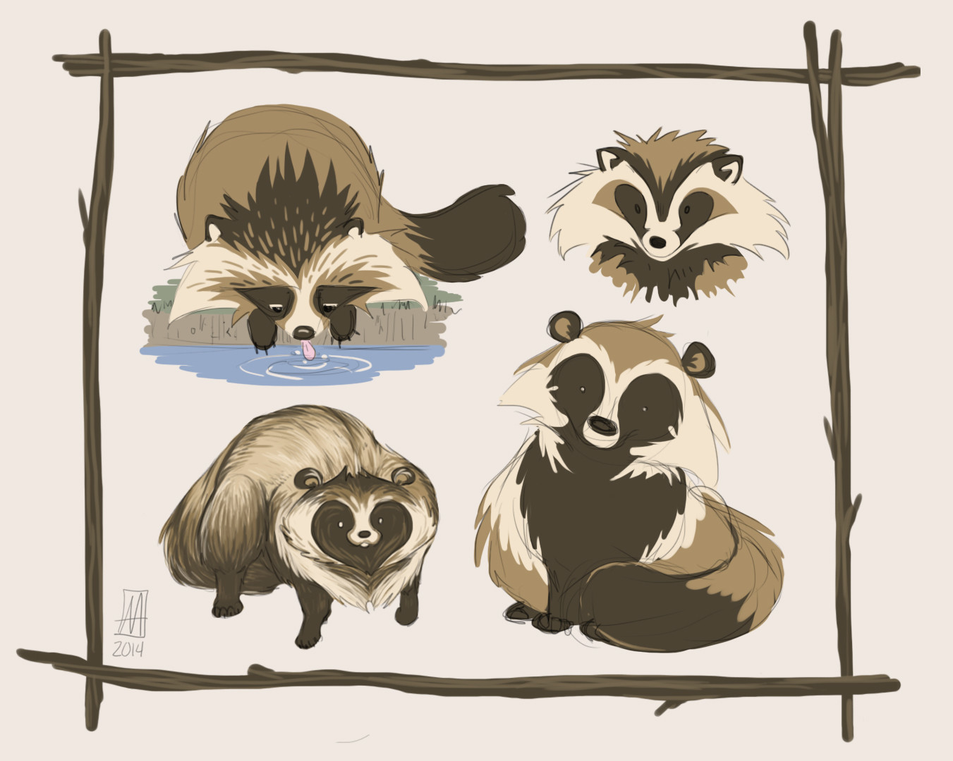 ArtStation - Tanuki Digital Sketches