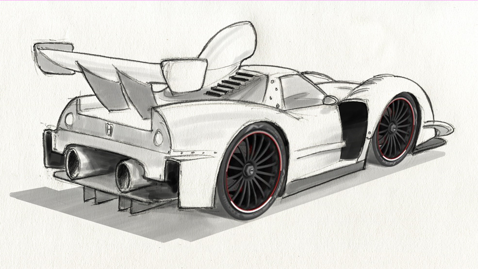 Del Swanson - Concept work for Honda's "Impossible Dream" VR test drive