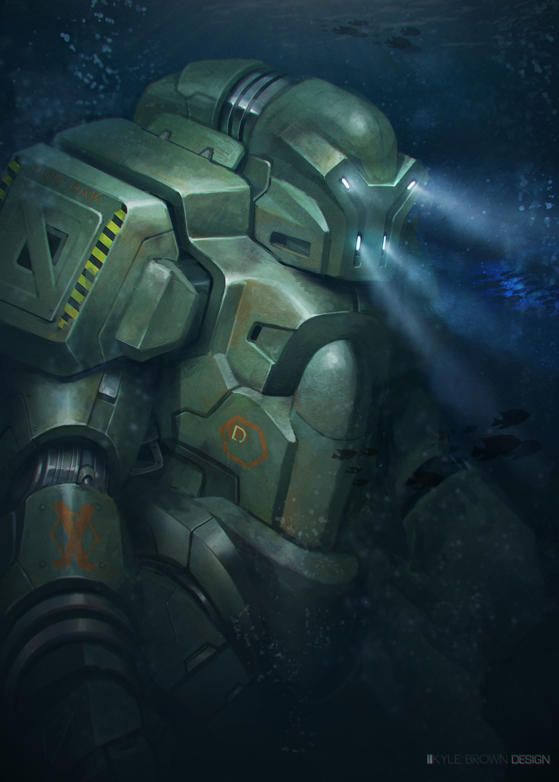 ArtStation - Deep Sea Heavy Suit