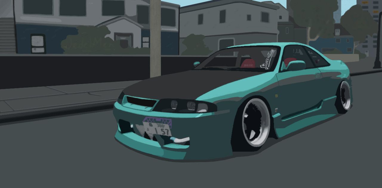ArtStation - Nissan Skyline r33