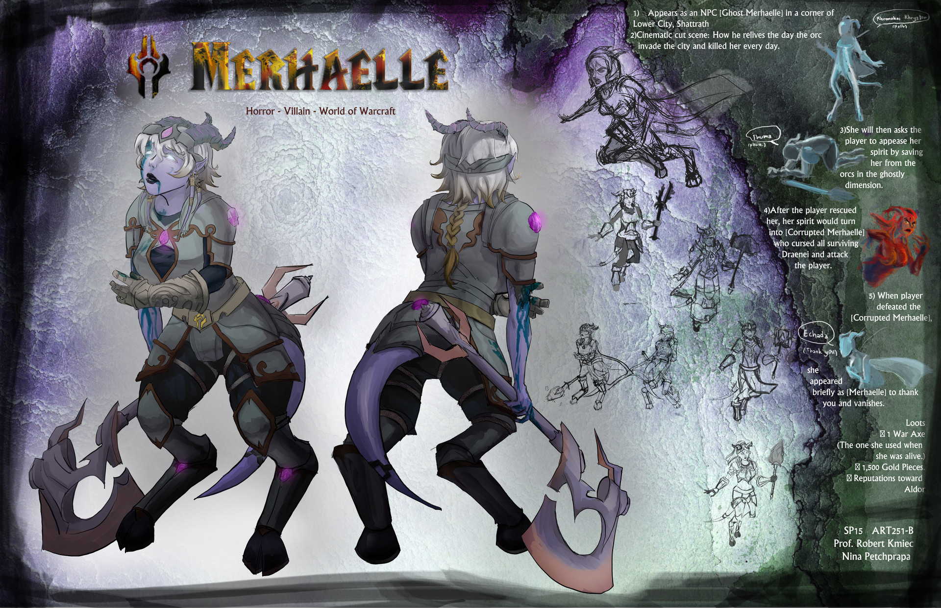 ArtStation - WoW based character design