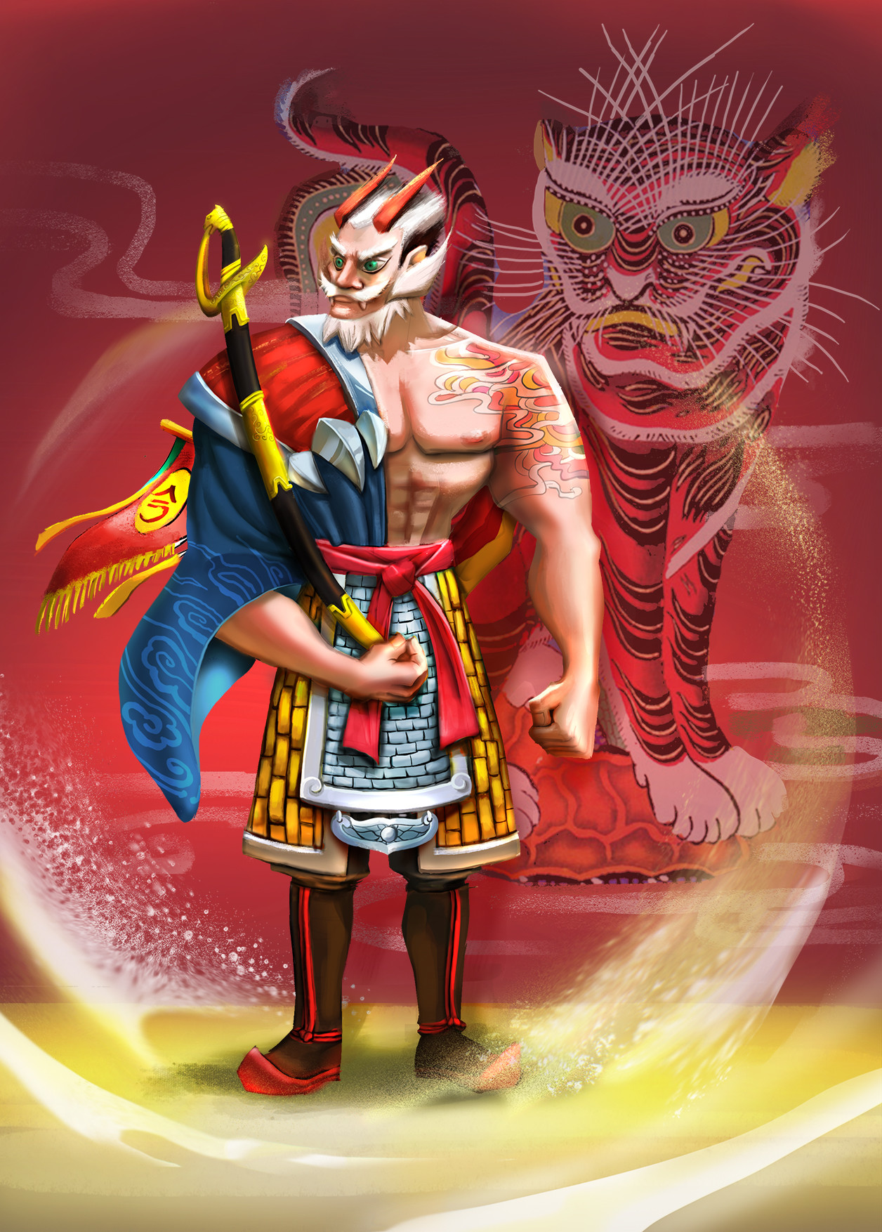 ArtStation - Red Tiger Commander