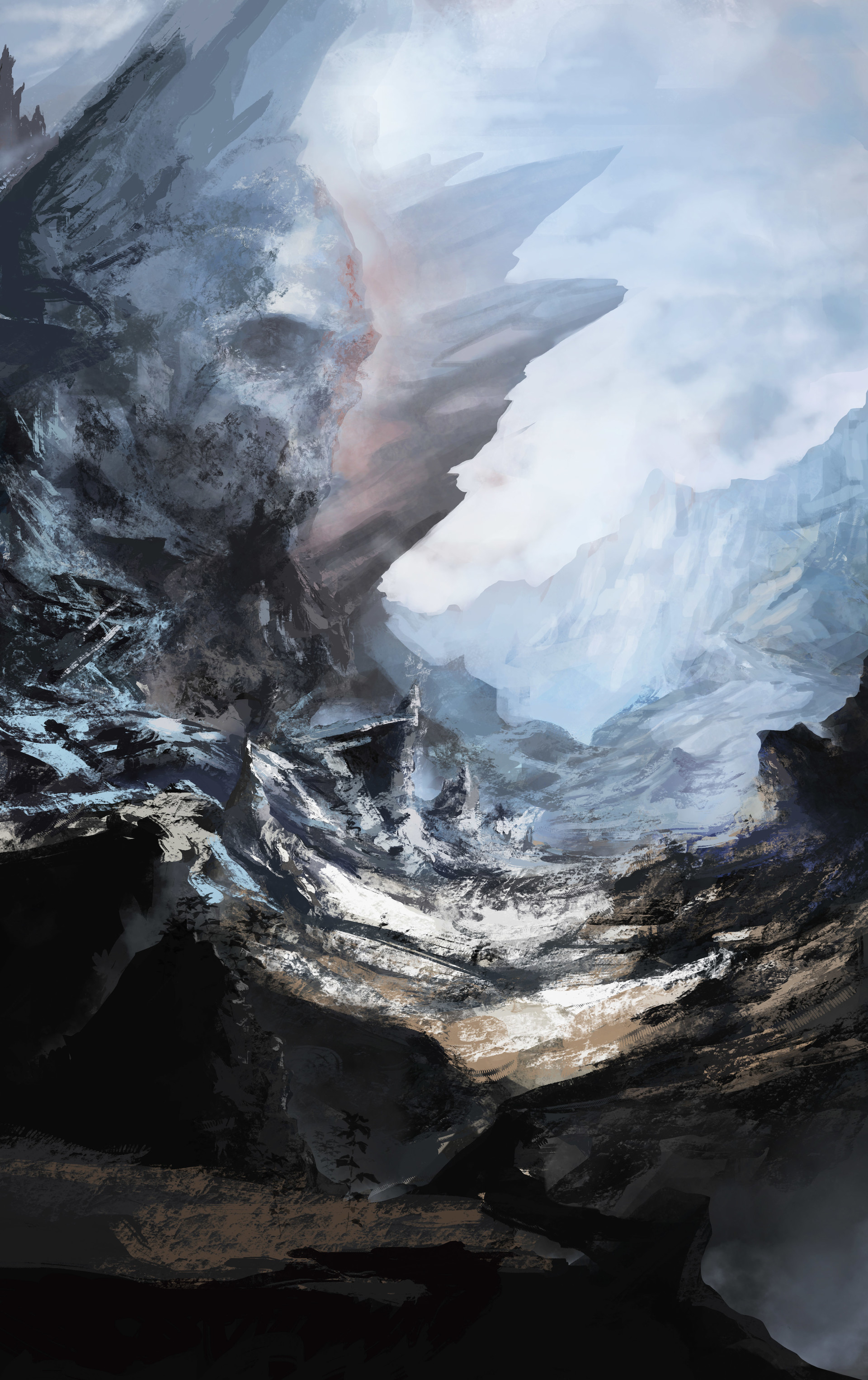 ArtStation - Skull Mountain