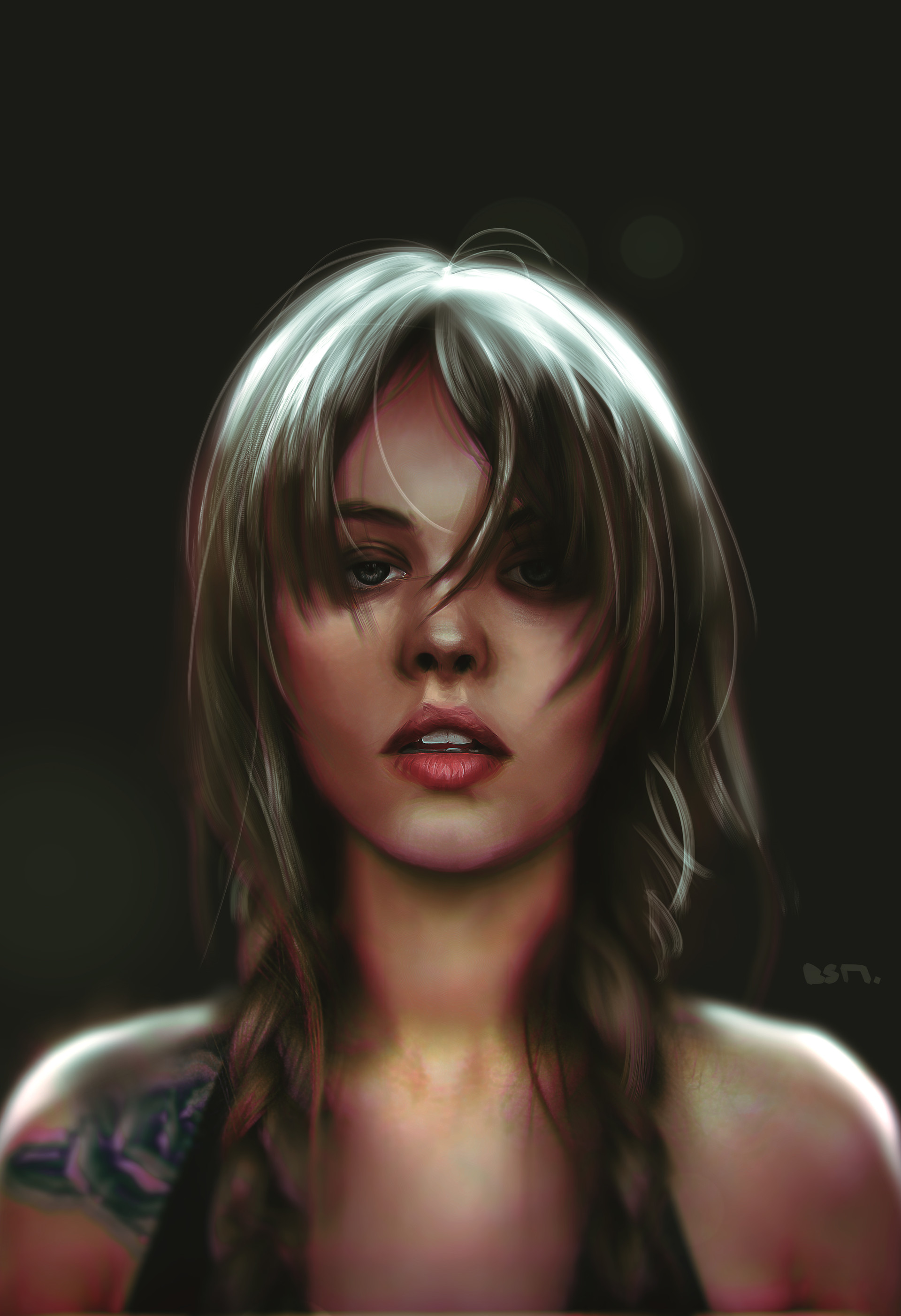 ArtStation - Face and lighting Study