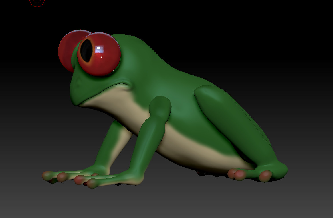 nicole 2d art - Froggy