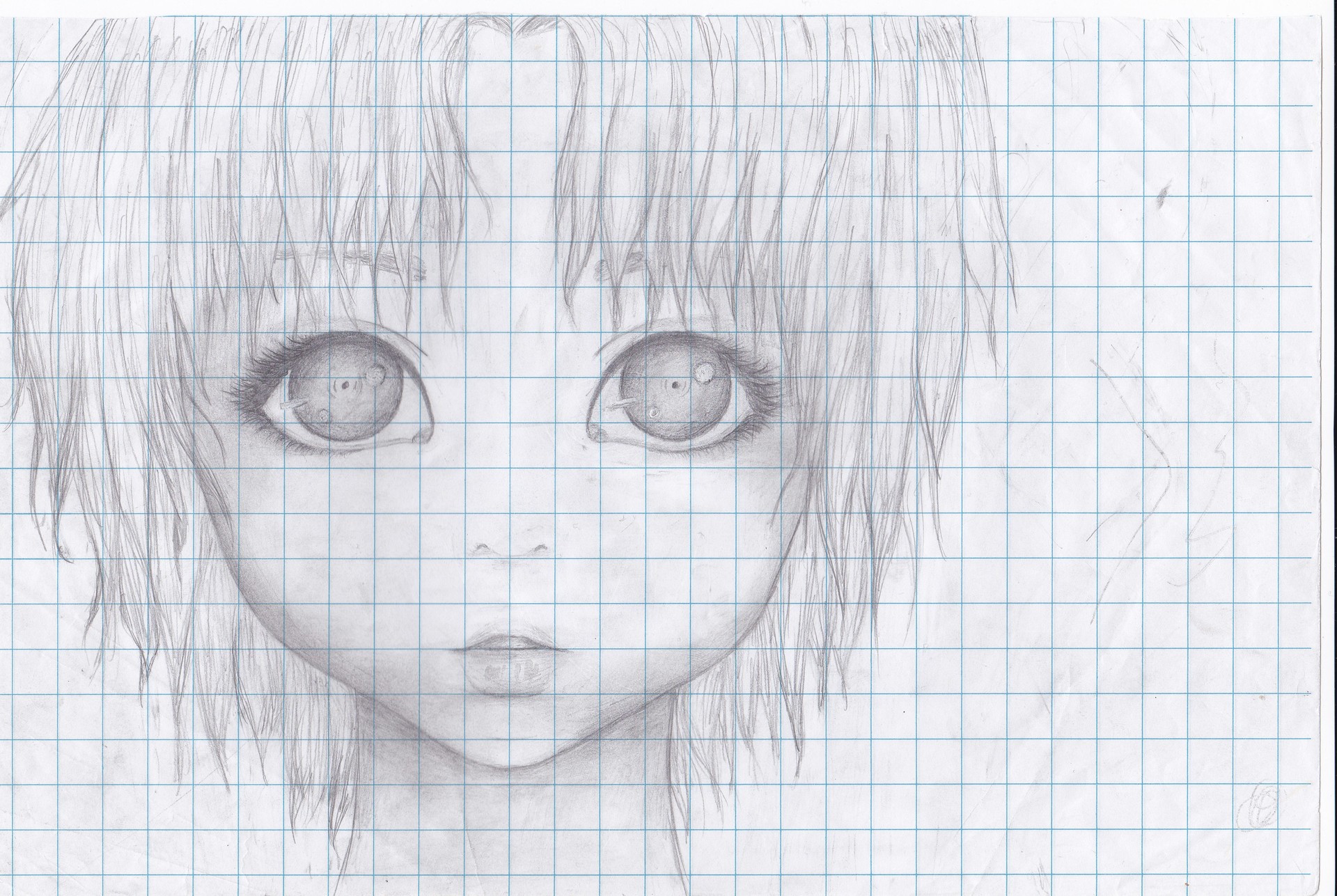 nicole 2d art - Cute girl.
