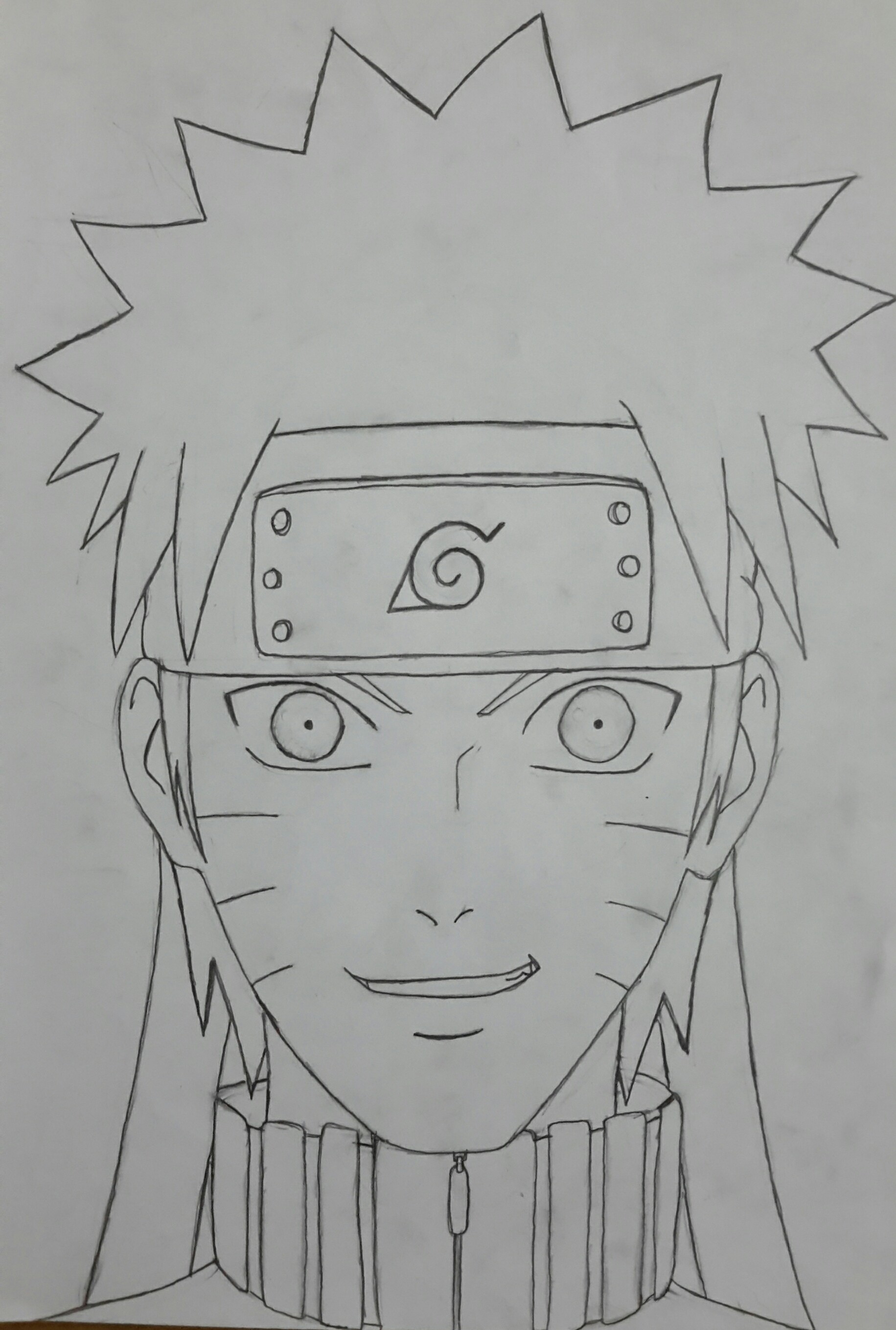 how to draw naruto from shippuden