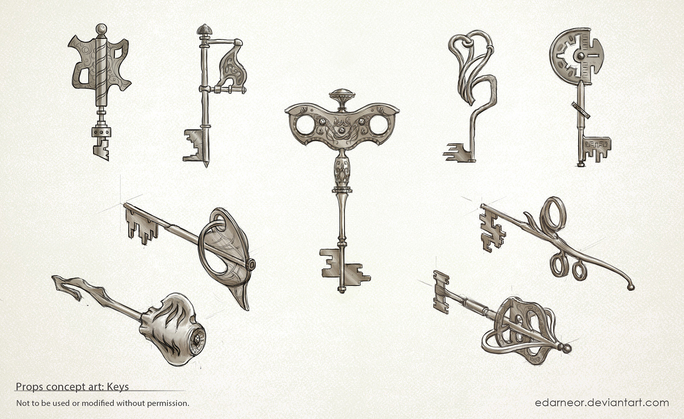 Worldsforge Art ― Alex Pushkarev - Key sketches