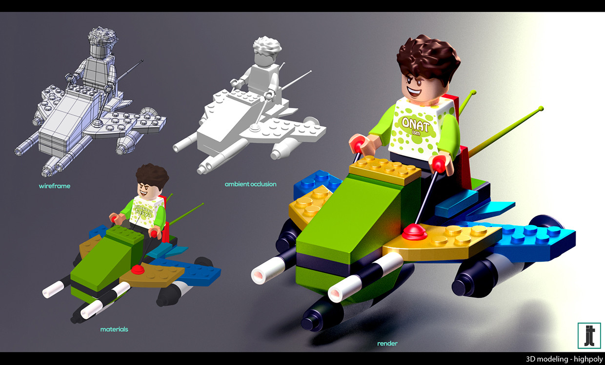 ArtStation - Lego Rider