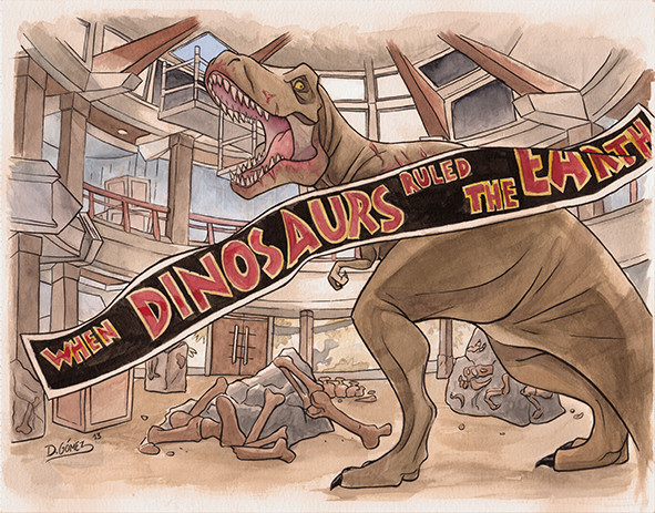 ArtStation - When dinosaurs ruled the earth