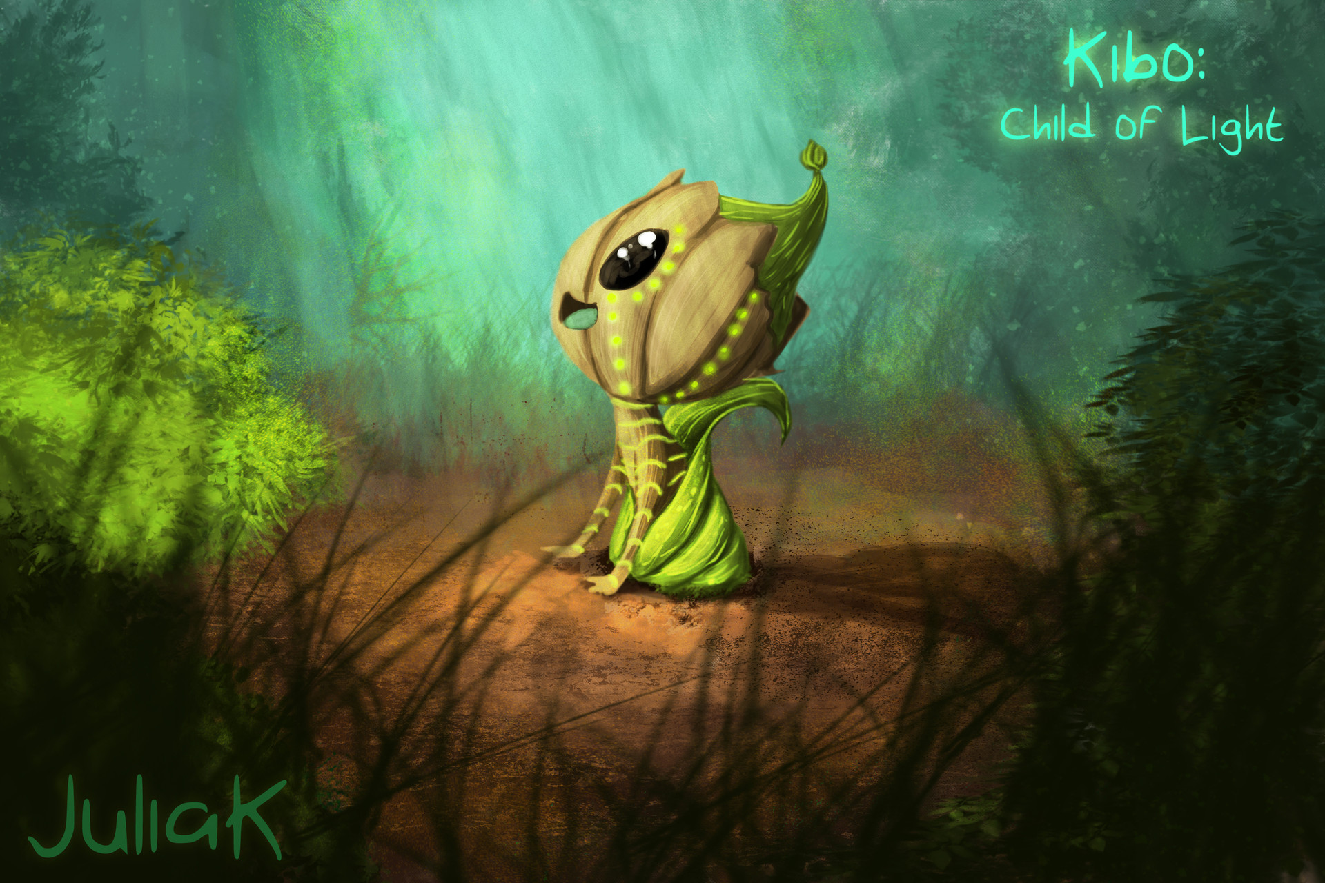 ArtStation - Kibo: Child of Light Project