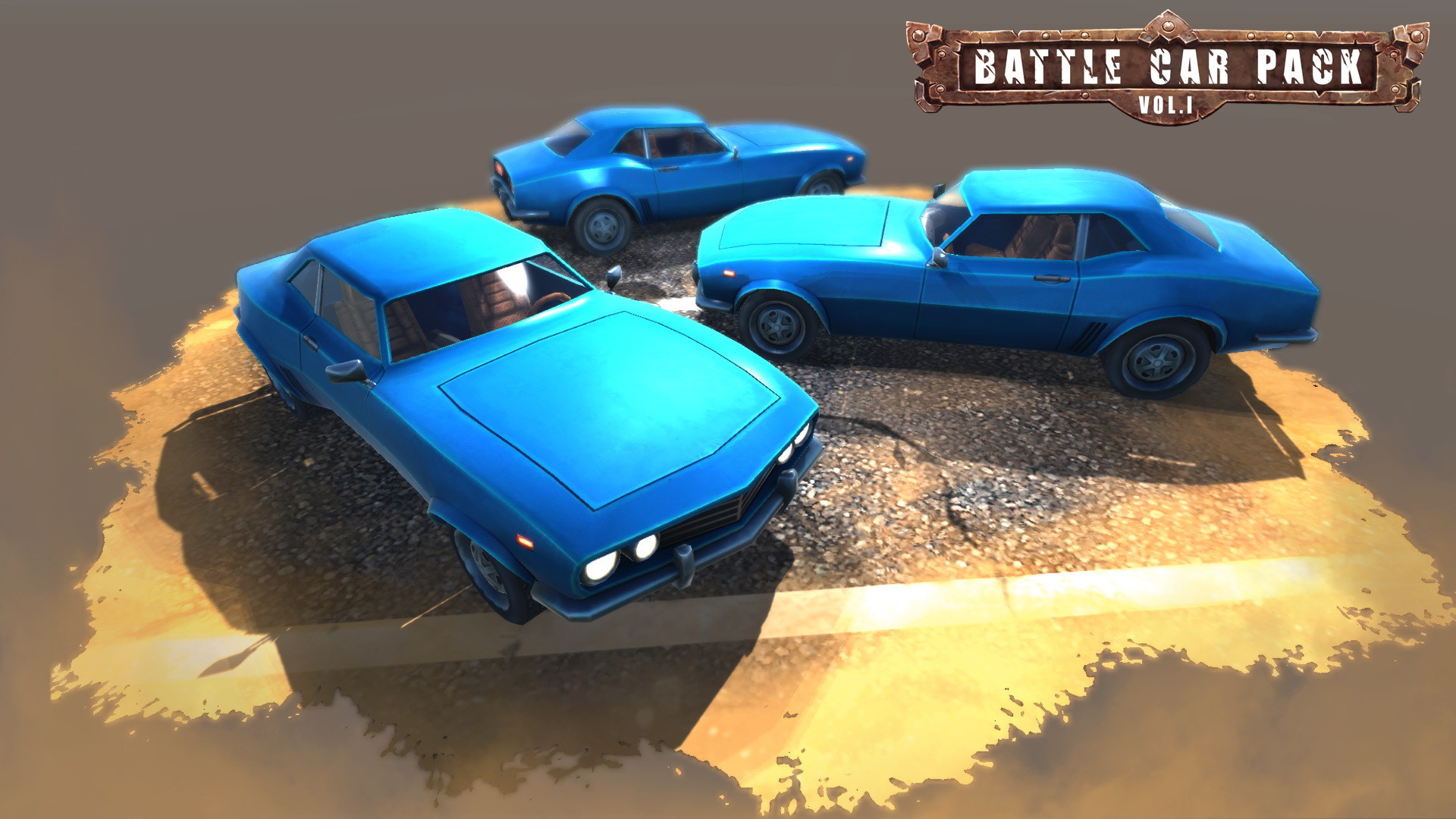 Evozon Game Studio - Battle Cars - Game Assets