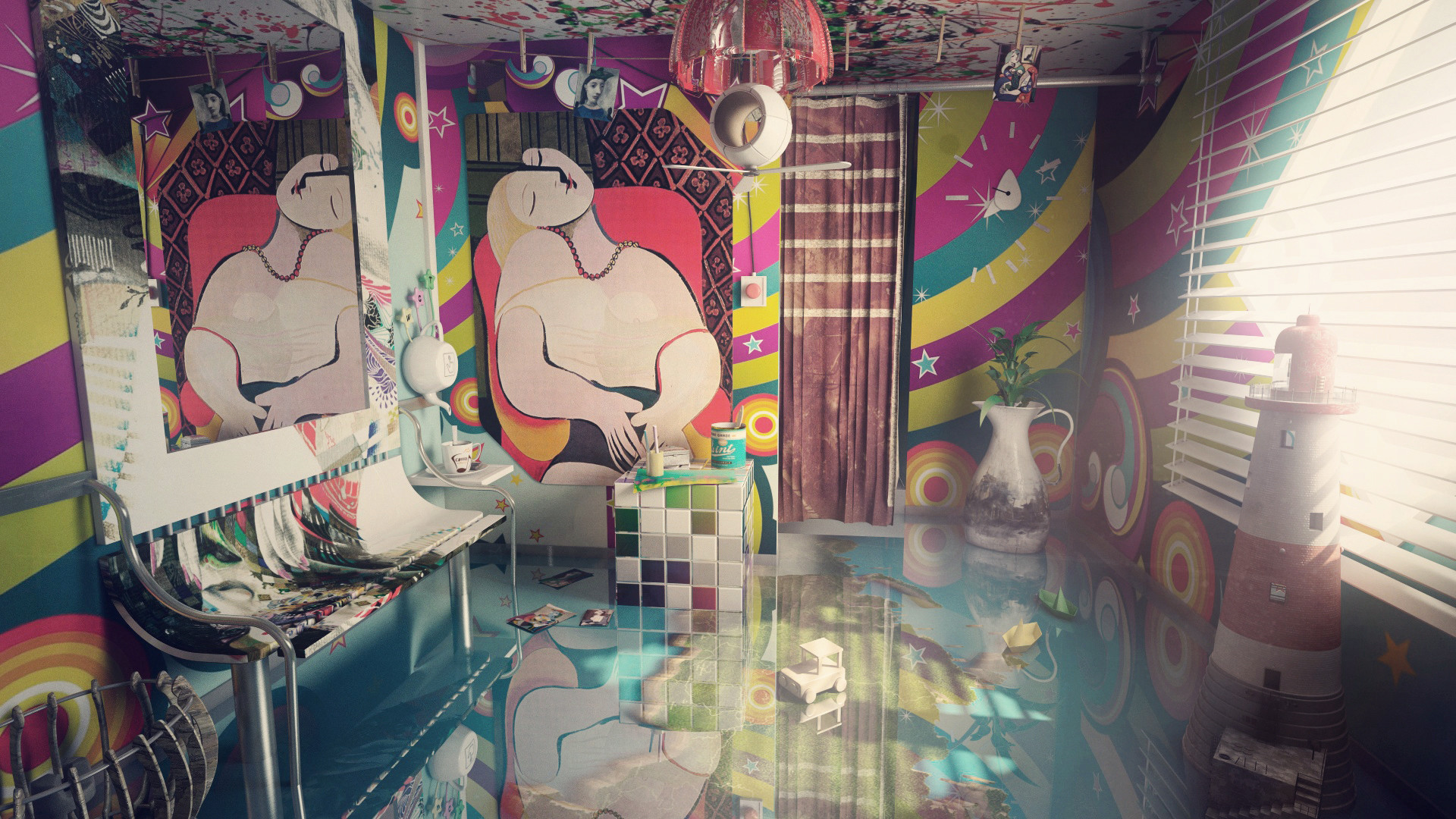 ArtStation - Surreal interior