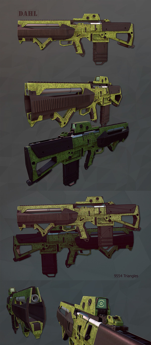 ArtStation - Weapon DAHL Fan Art Borderlands 2, Eldar Nugumanov