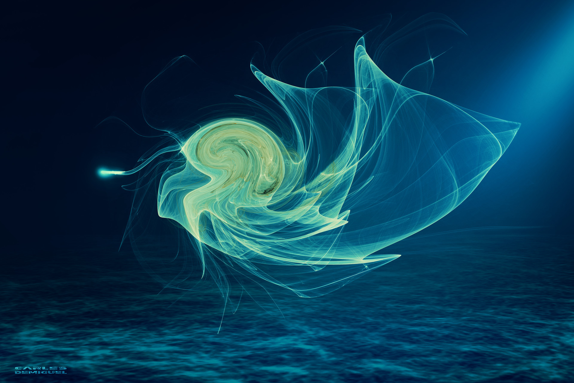 ArtStation - ABYSSAL FISH BUTTERFLY-Fractal