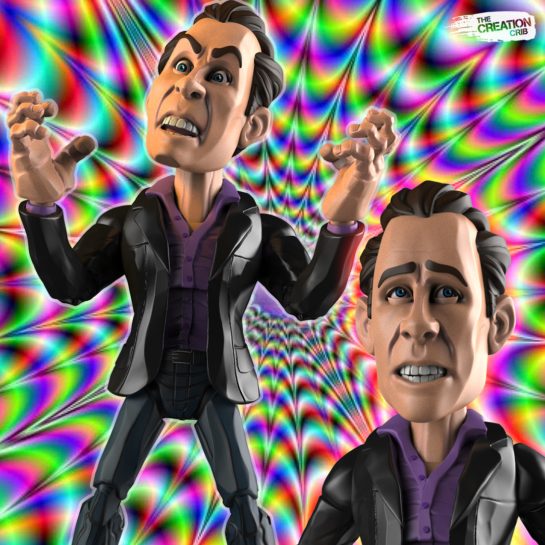 Brian Baity - Nick Cage stylized designer figurine