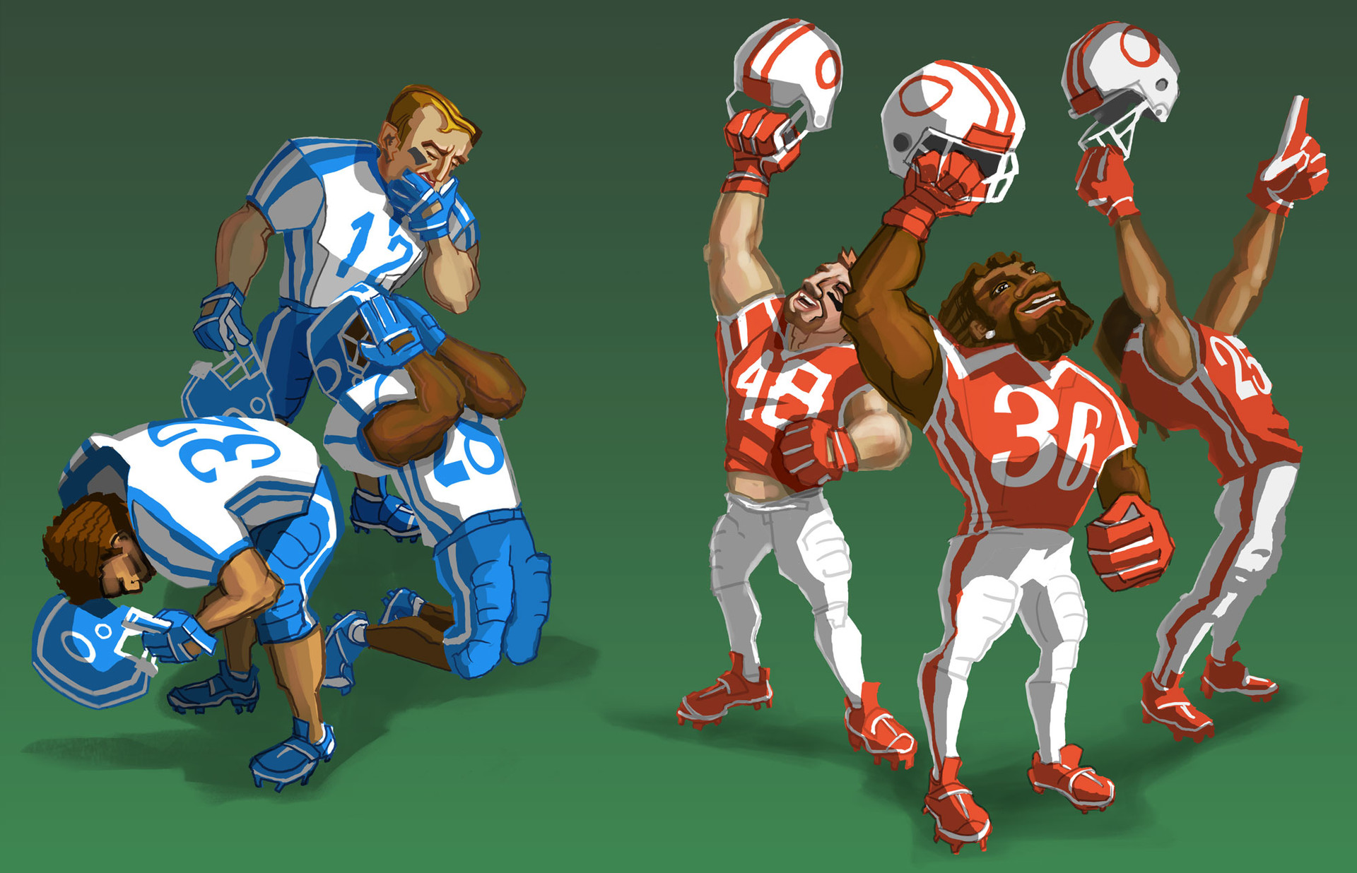 ArtStation - Victory and Defeat