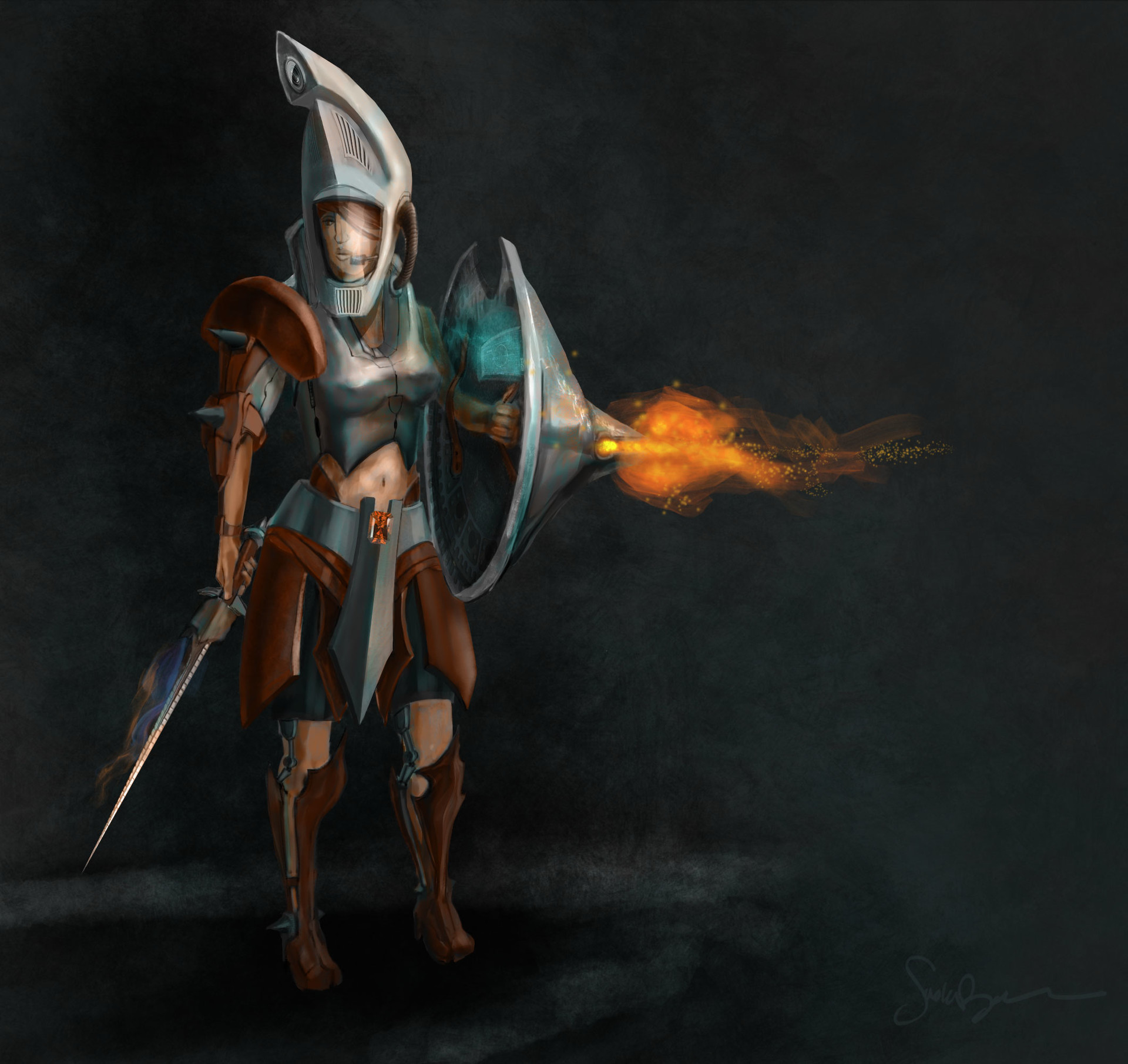 ArtStation - 12th Dimension Knight - Character Design