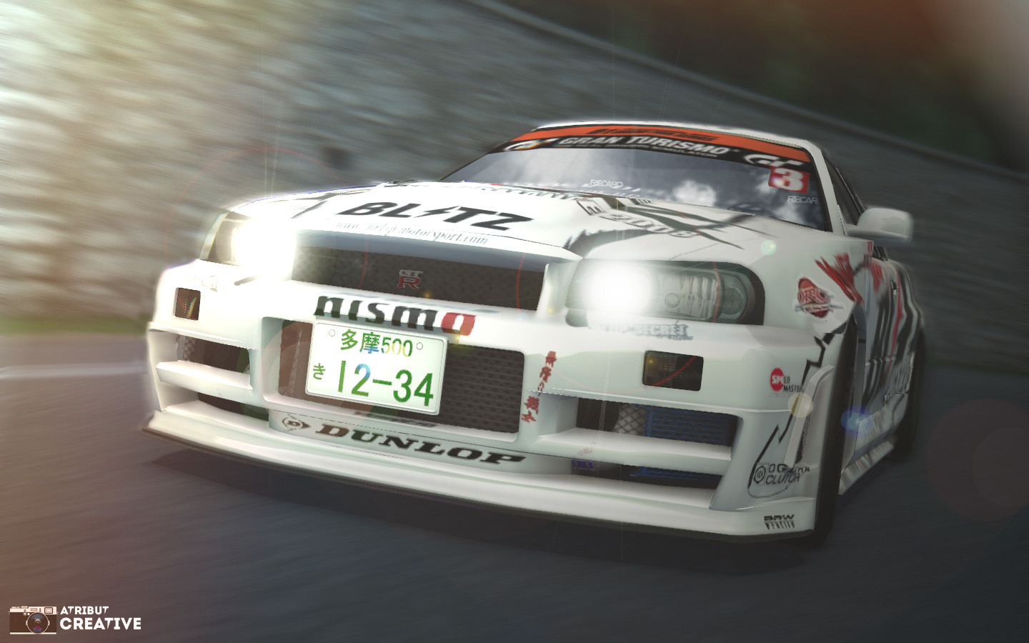 ArtStation - NIssan GT-R R34 SLRR