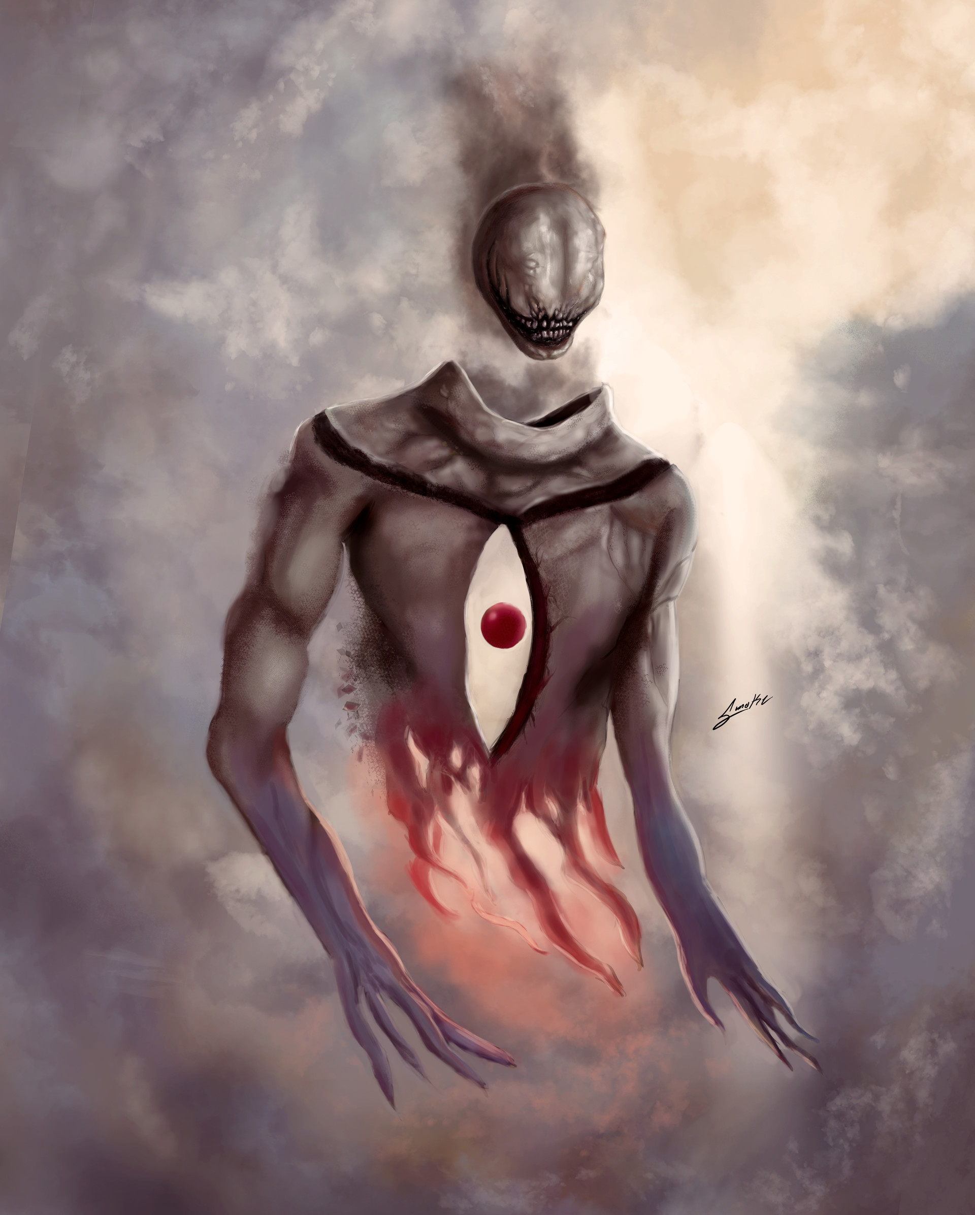 ArtStation - Demon in the sky