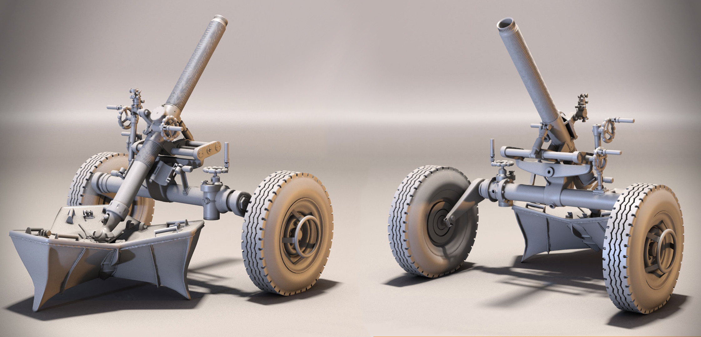 Jaime E. Fernandez - Mortier 120mm Rayé Tracté Modèle F1 model