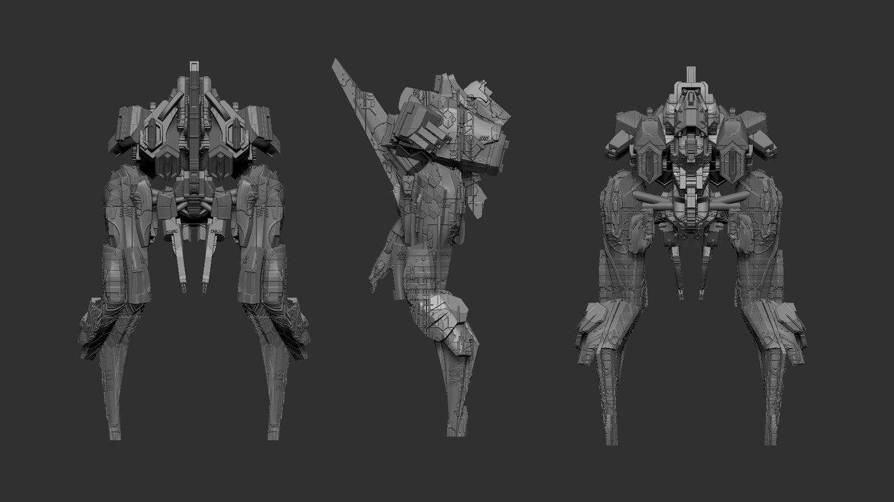 Joseph Drust - Quick Combat Mech ZBrush Mech
