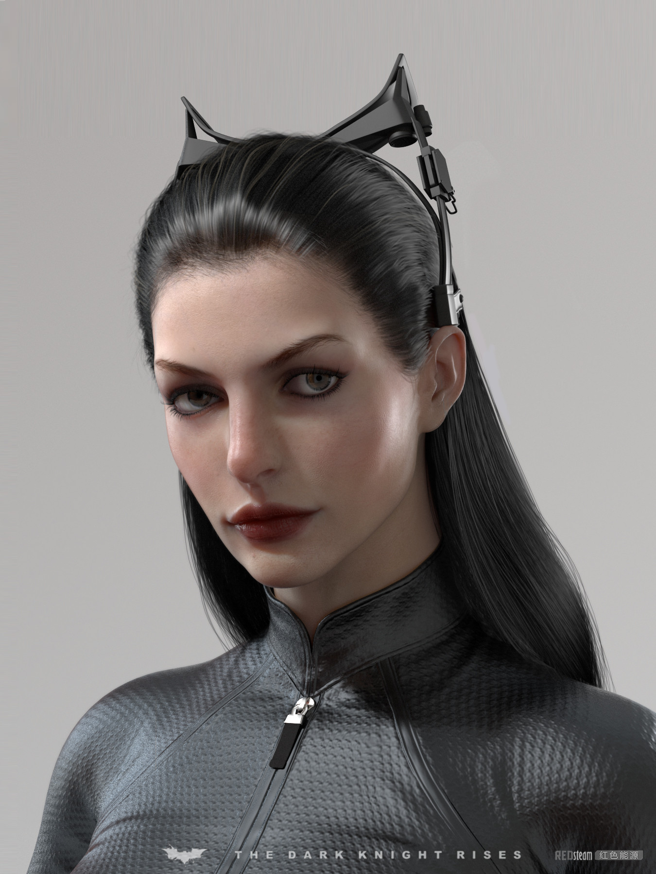 Anne Hathaway Catwoman Lace Mask