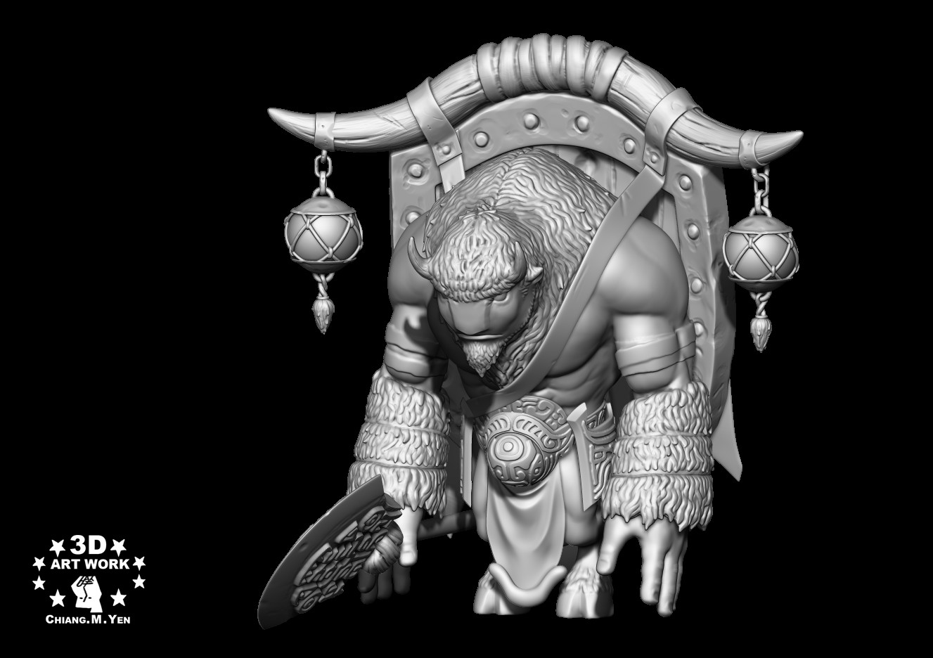 ArtStation - Ox Warrior