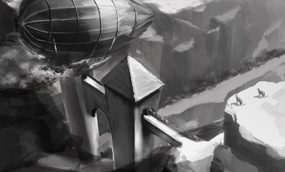 Ye Cao - Quick Sketch Concept - Zeppelin