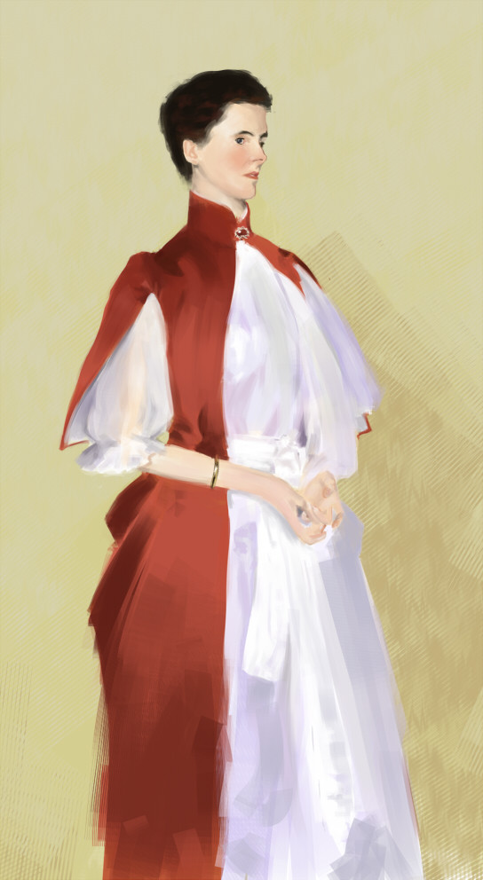 ArtStation - Study of 'Portrait of Mrs Robert Harrison' by John Singer ...