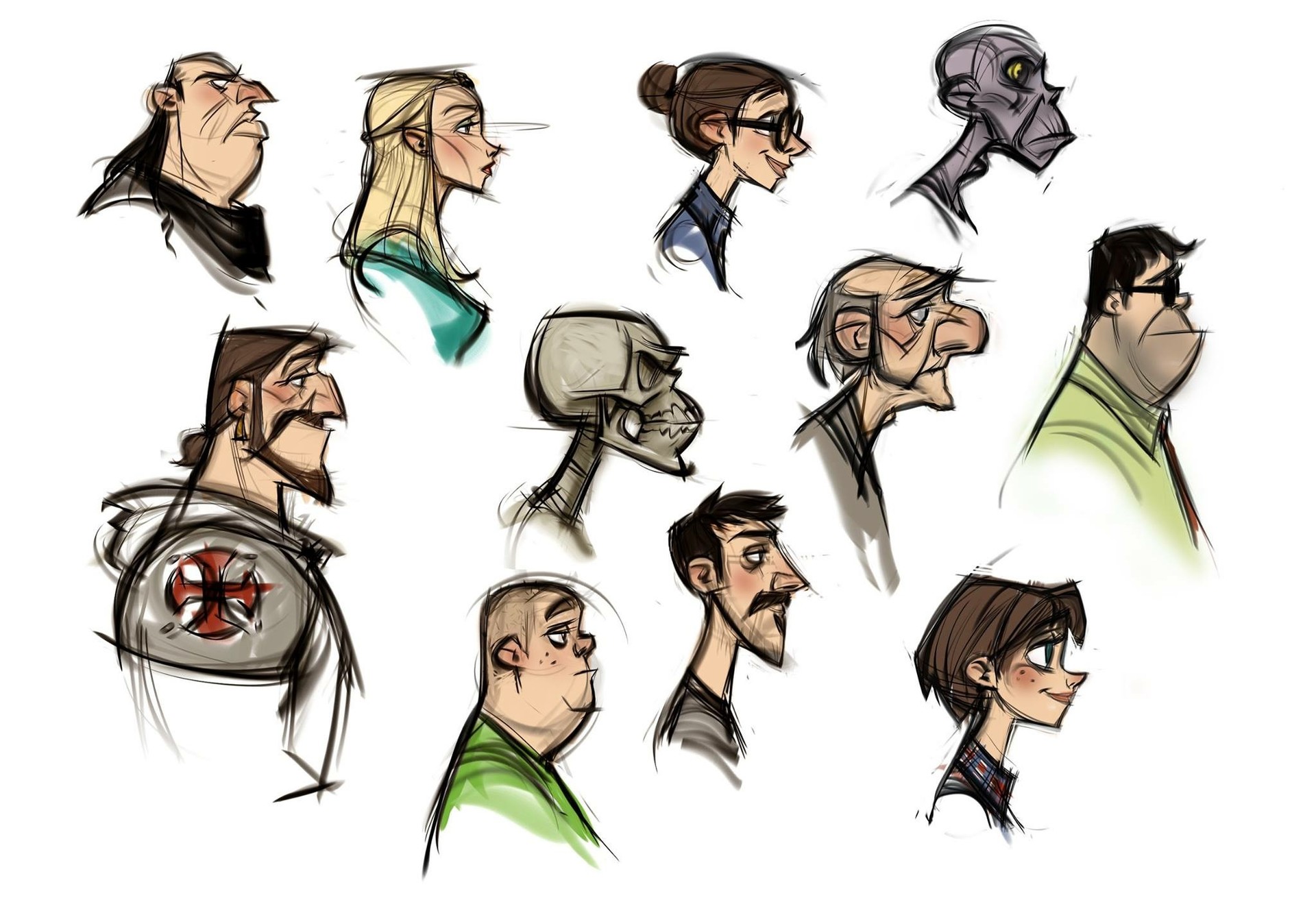 ArtStation - Exploratory sketches