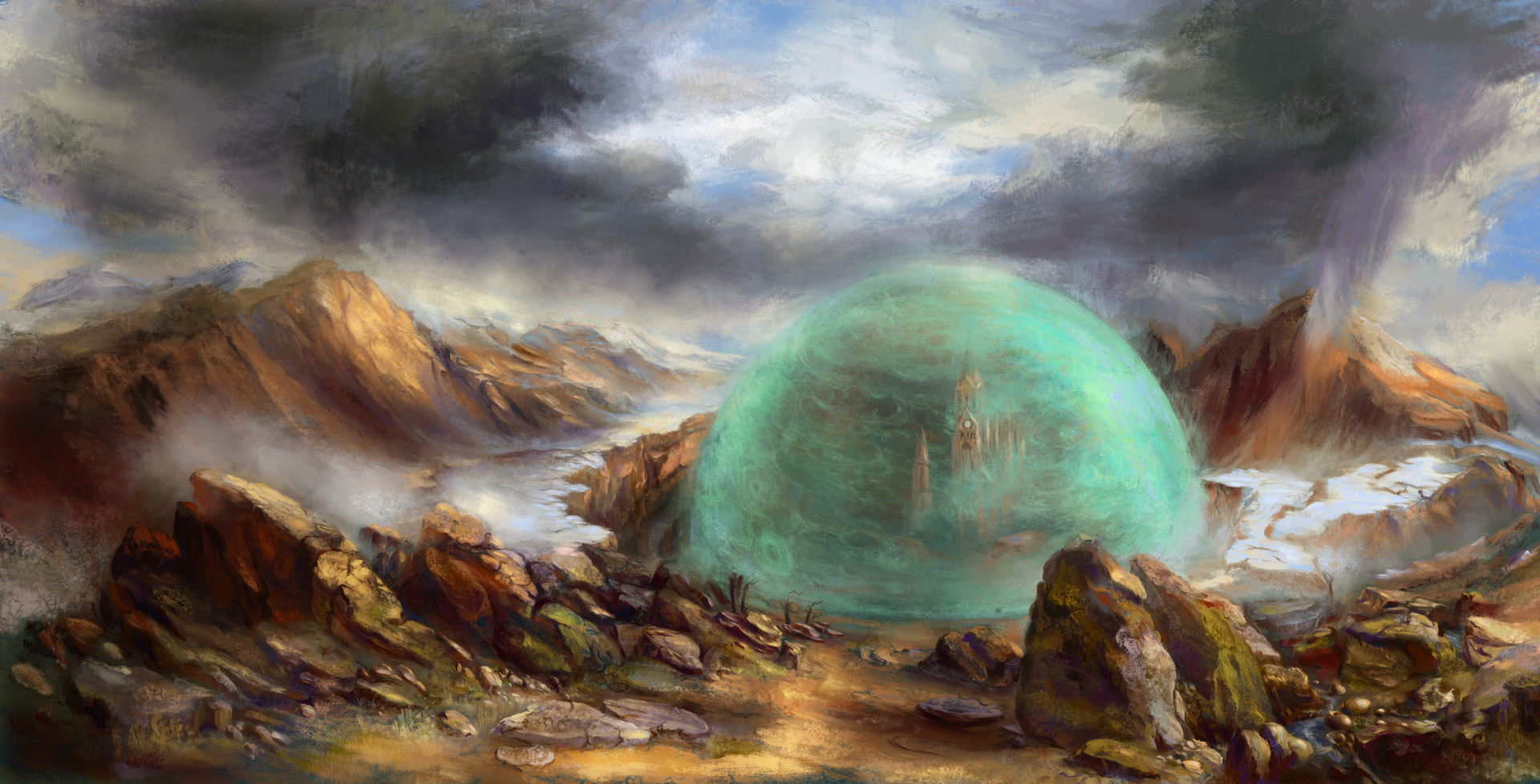 ArtStation - Under the Magic Dome