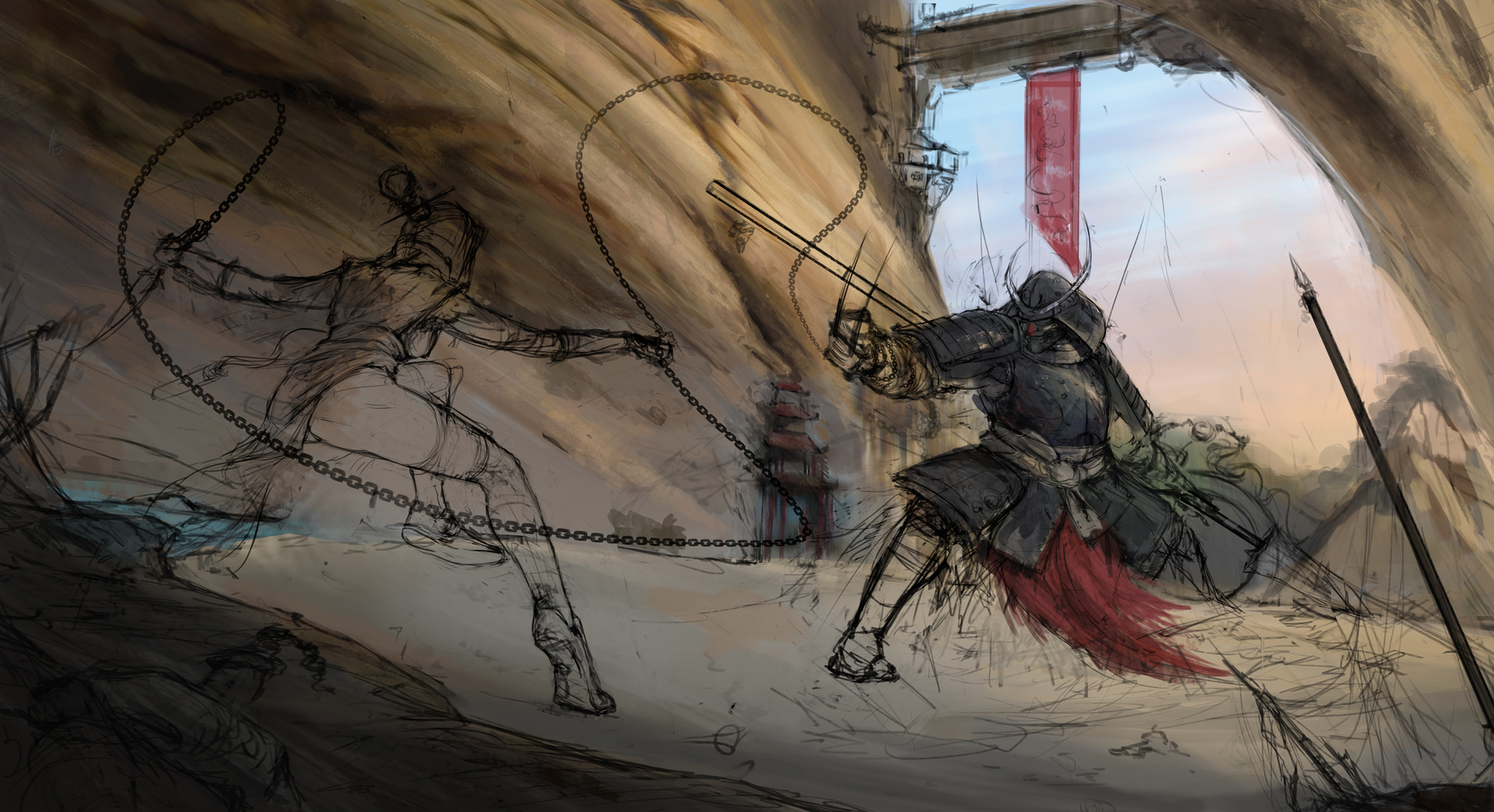 how to draw shadow fight 3